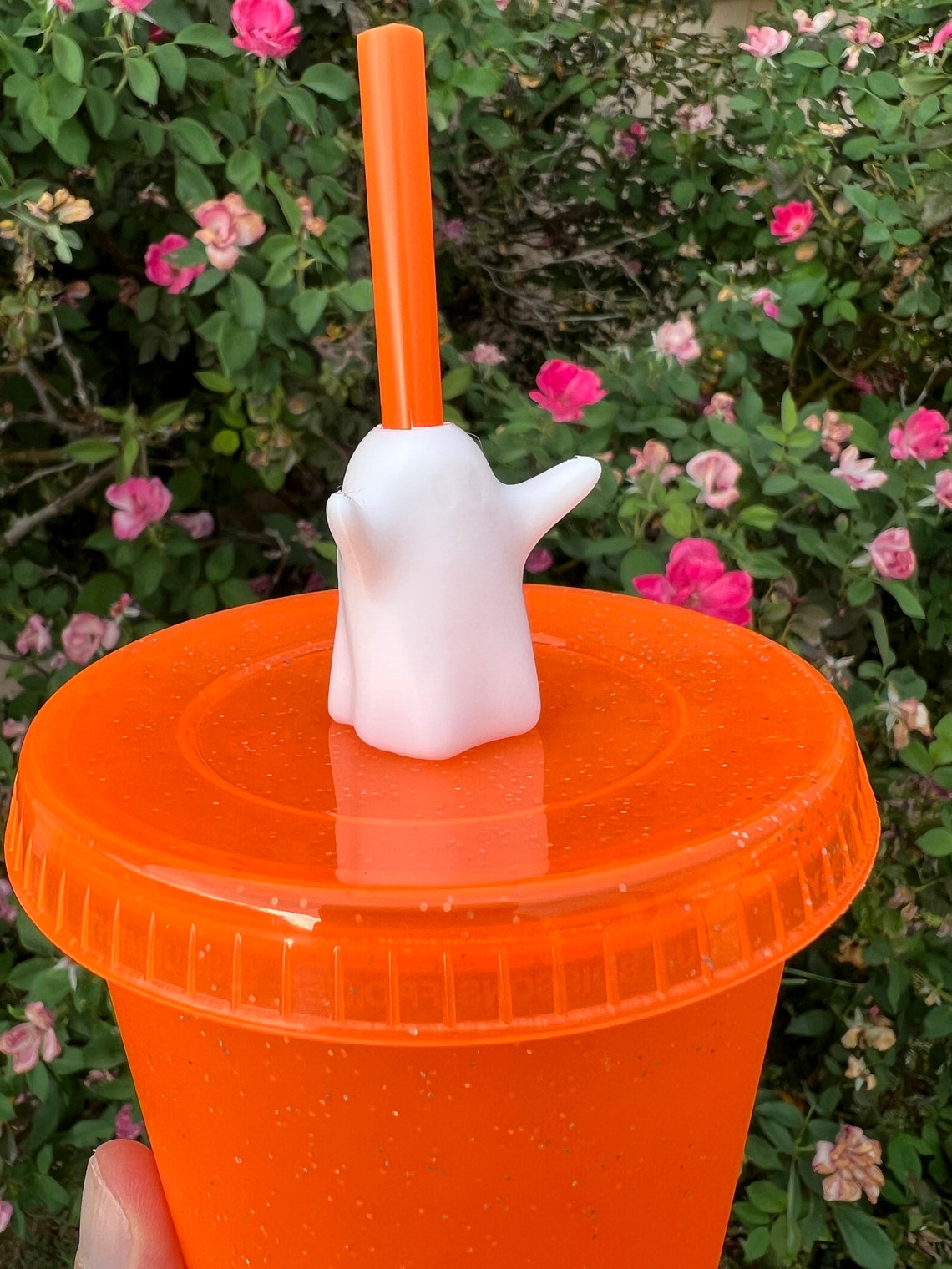 Cute Ghost Straw Topper: Reusable Cup Decoration Charm for Parties ...