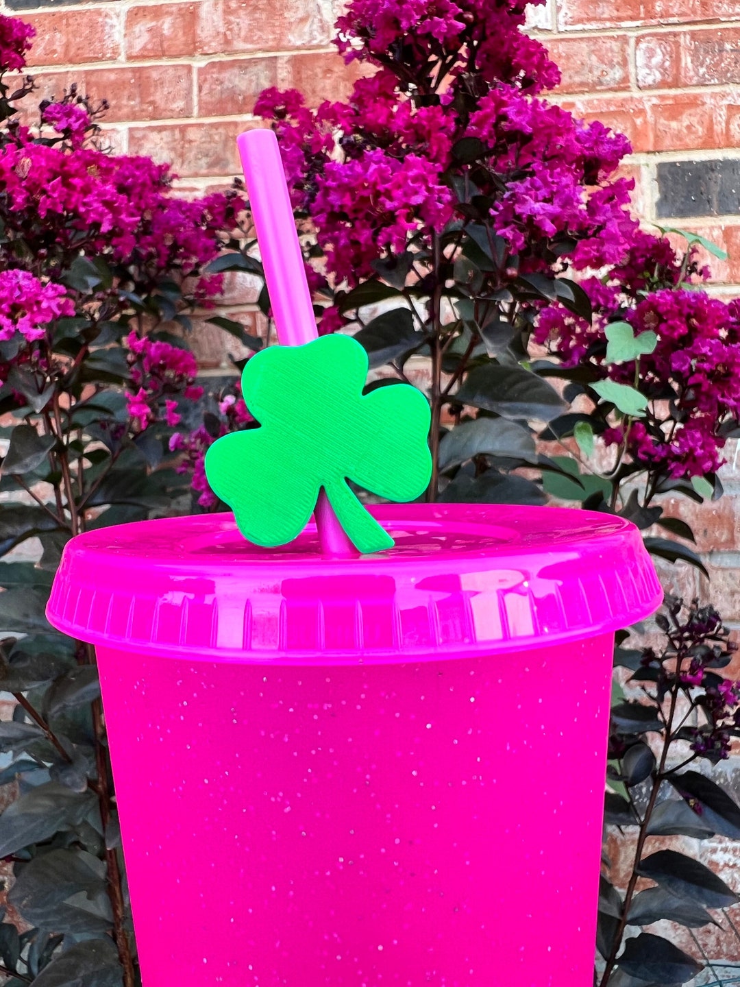 Adorable Clover Straw Topper: Charm for Cups, Tumblers & Party Decor ...