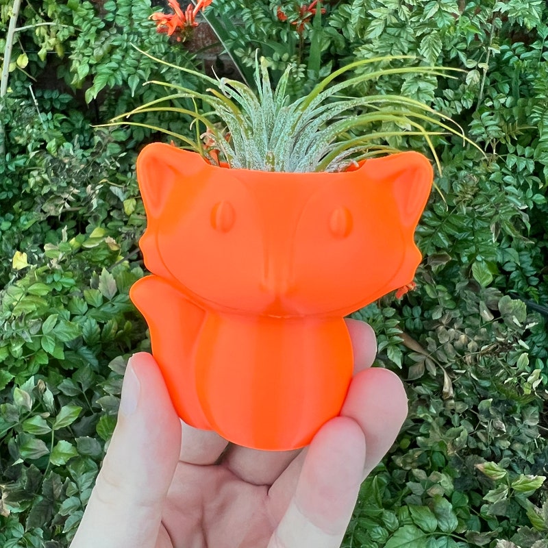 Fox Flower Pot - Etsy