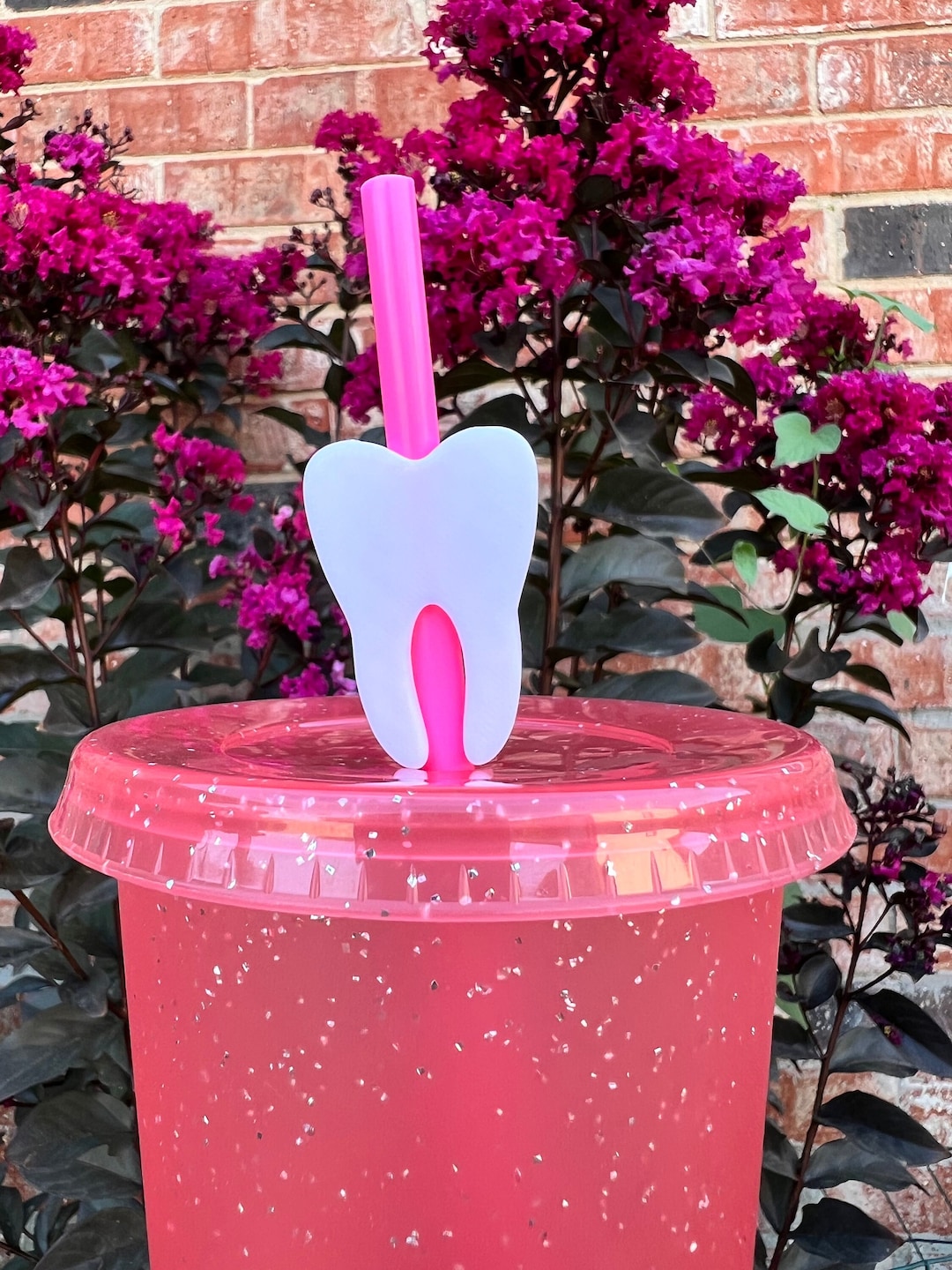 Tooth Straw Topper | Straw Decoration | Straw Charm | Cute Straw ...