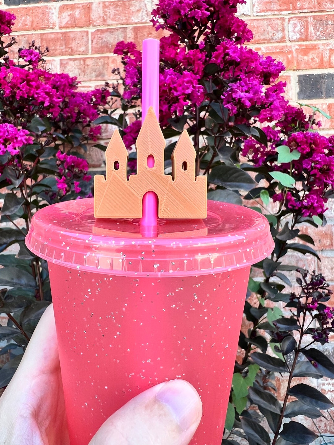 Castle Straw Topper | Straw Decoration | Straw Charm | Cute Straw ...