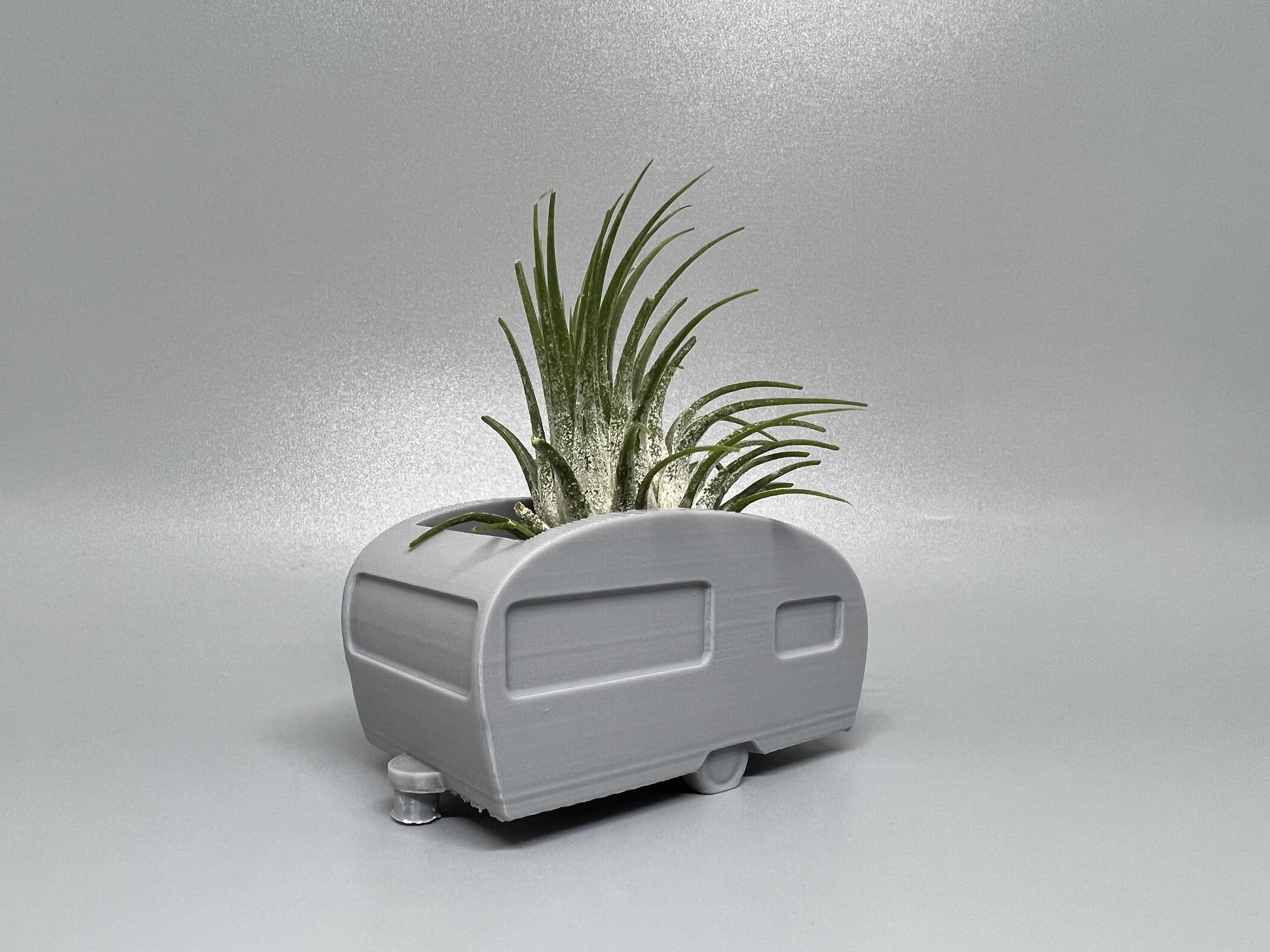 3D Printed Camper Planter – Modern PLA Succulent and Air Plant Pot - Etsy