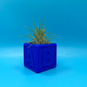 ABC Block Succulent Planter | Home Decor | Modern Planter | 3D Printed ...