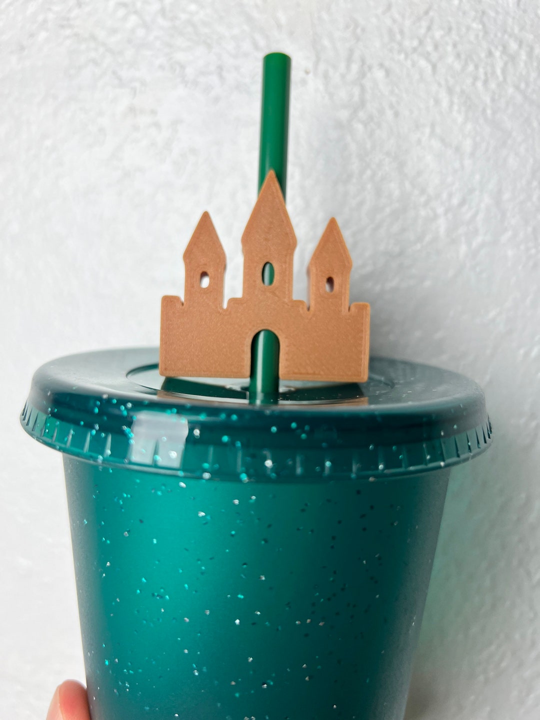 Castle Straw Topper Straw Decoration Straw Charm Cute - Etsy