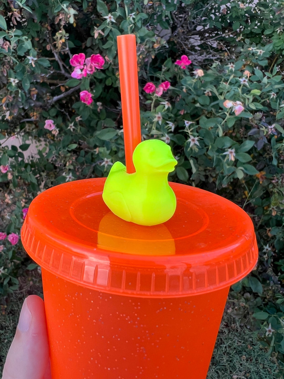 Duck Straw Topper | Straw Decoration | Straw Charm | Cute Straw Toppers ...
