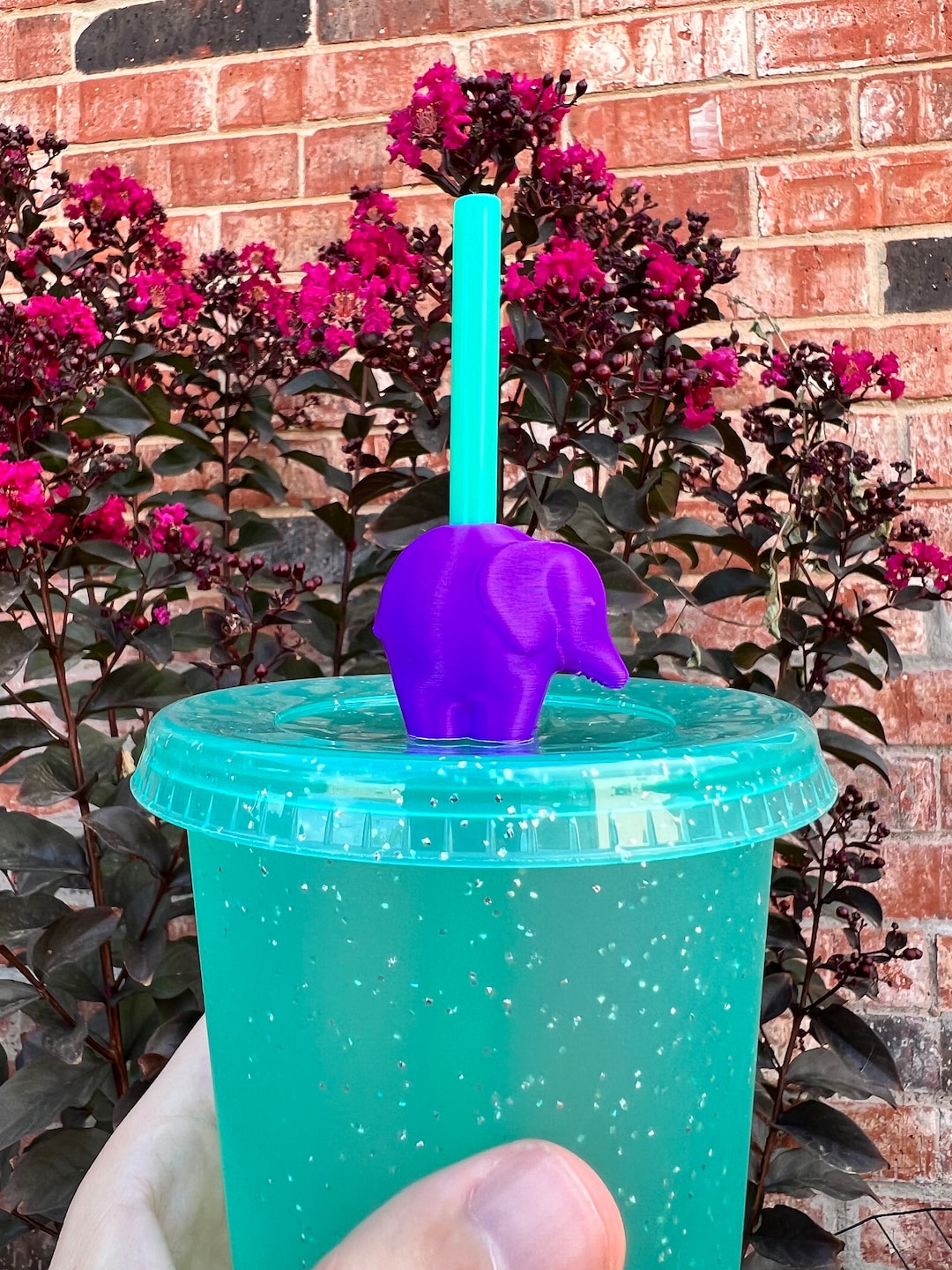 Elephant Straw Topper | Straw Decoration | Straw Charm | Cute Straw ...