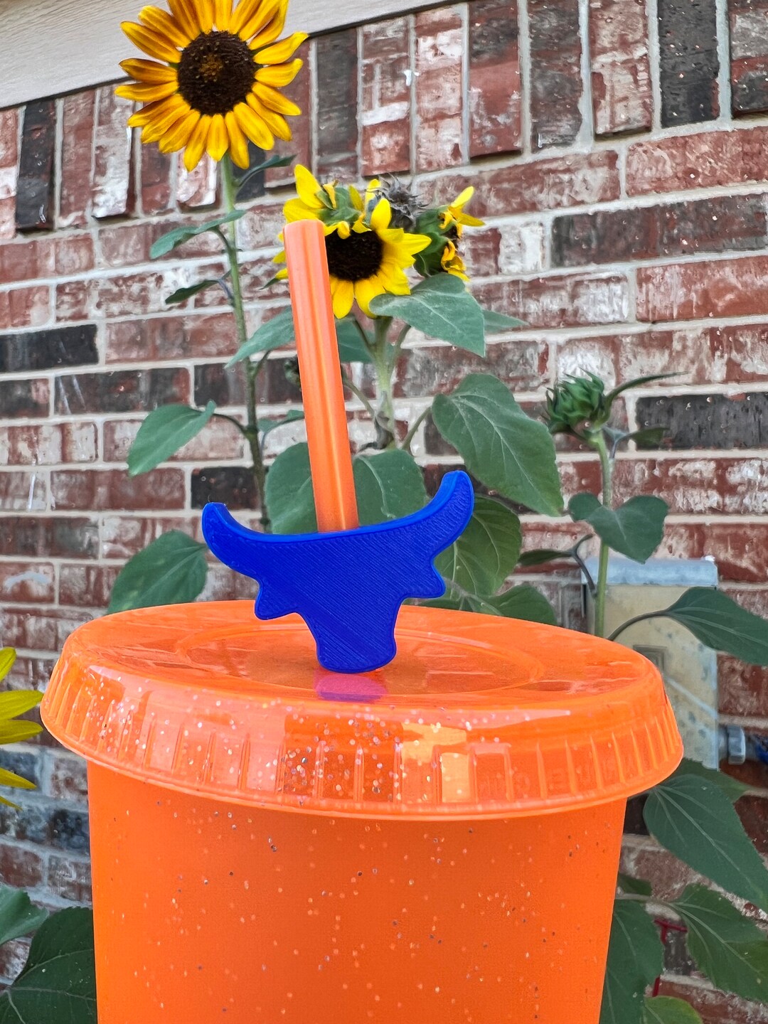 Longhorn Straw Topper | Straw Decoration | Straw Charm | Cute Straw ...
