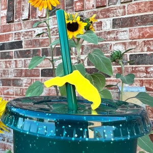 Florida Straw Topper | Straw Decoration | Straw Charm | Cute Straw ...