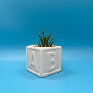 ABC Block Succulent Planter | Home Decor | Modern Planter | 3D Printed ...