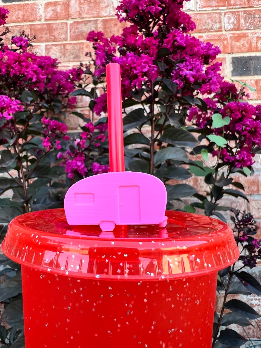 Camper Straw Topper | Straw Decoration | Straw Charm | Cute Straw ...