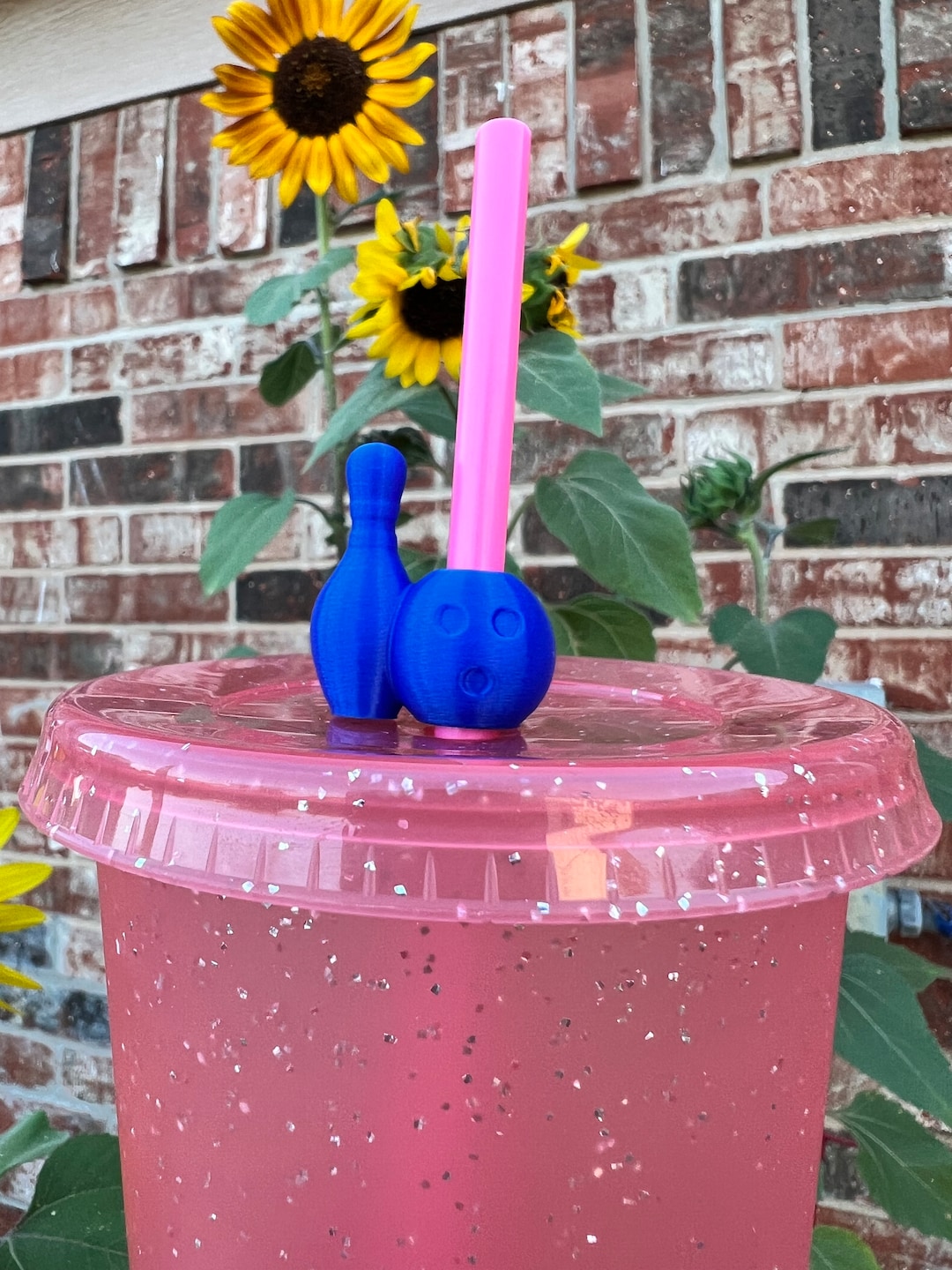 Bowling Pin Straw Topper | Straw Decoration | Straw Charm | Cute Straw ...