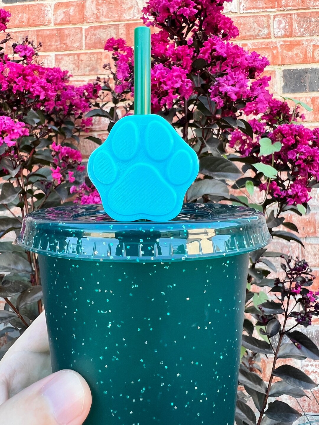 Dog Paw Straw Topper | Straw Decoration | Straw Charm | Cute Straw ...