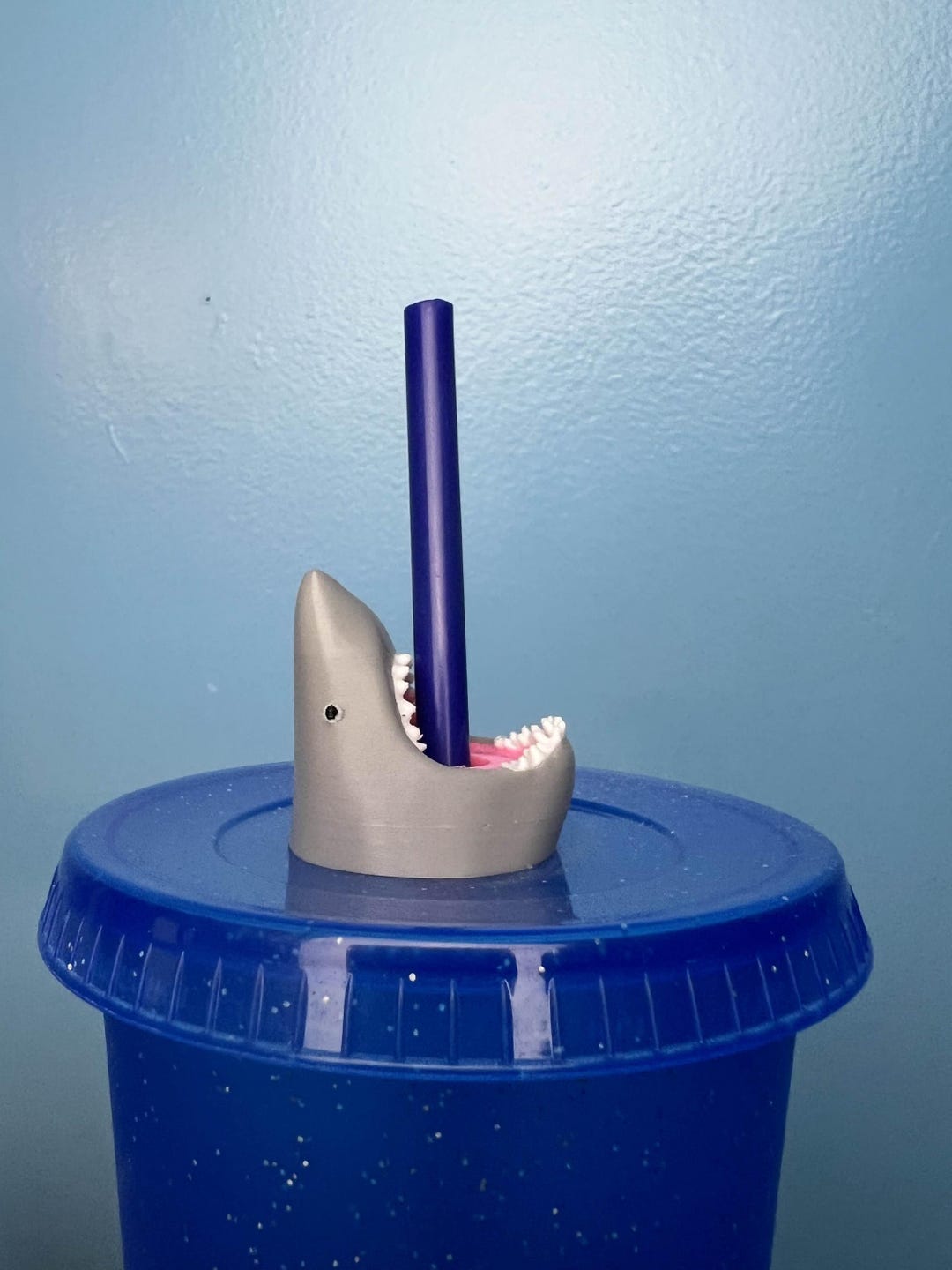 Shark Straw Topper: Cute Ocean-themed Cup Decoration for Parties ...