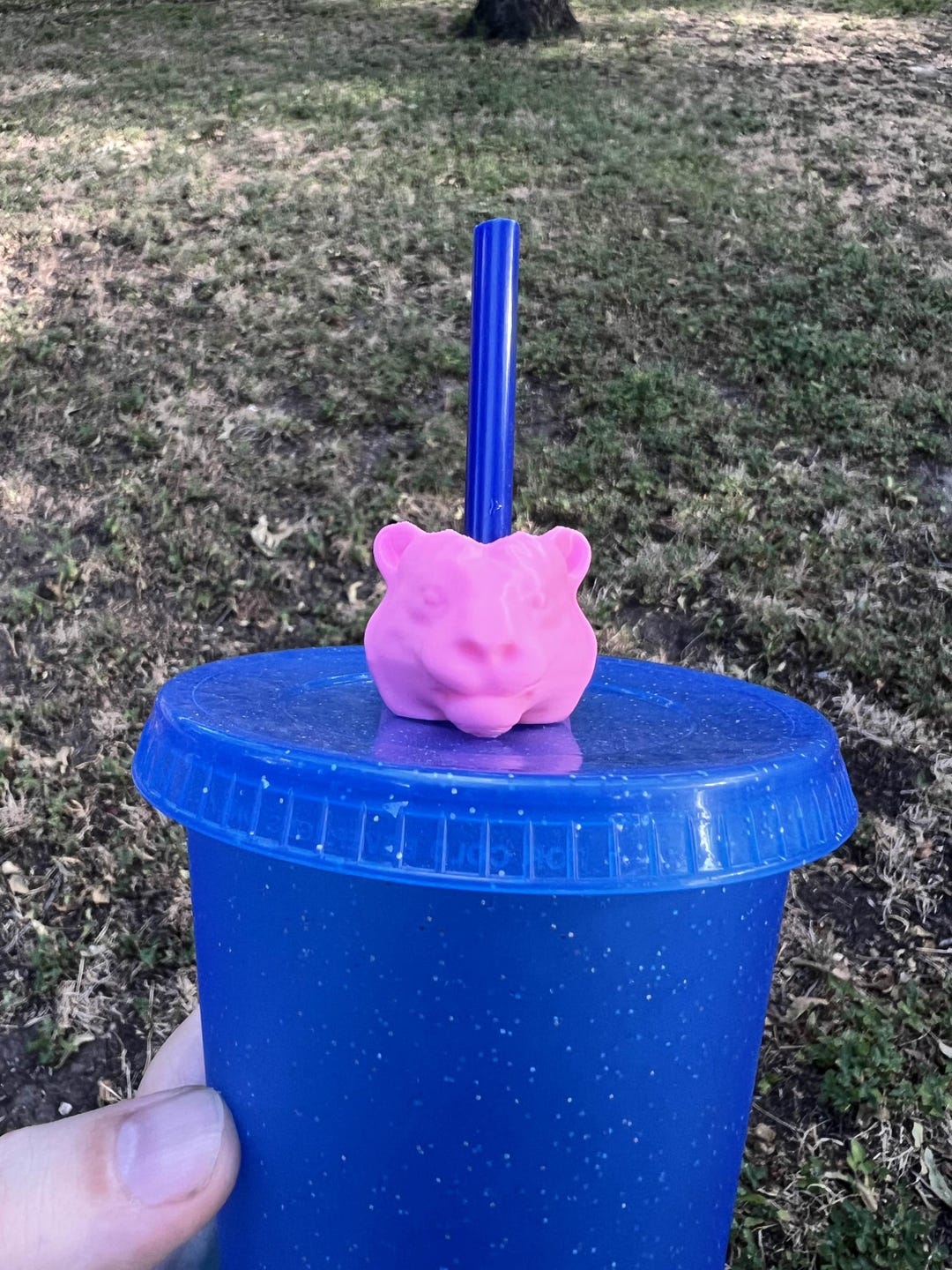 Adorable Tiger Straw Topper: Reusable Cup Charm for Tumblers, Party ...
