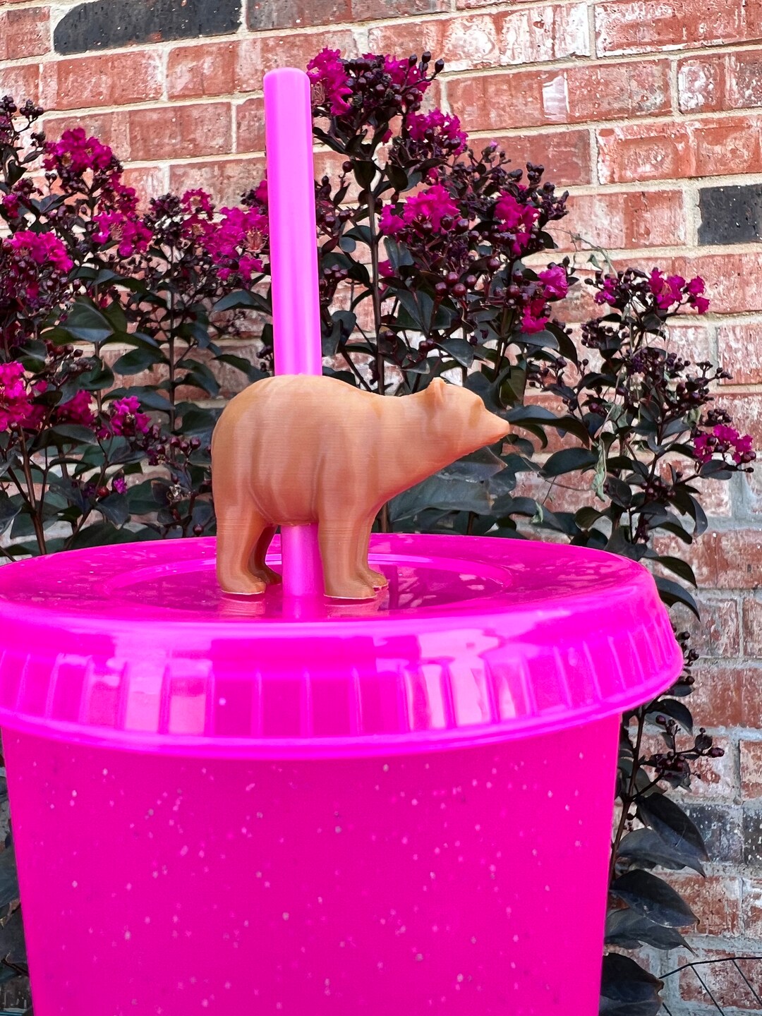 Bear Straw Topper | Straw Decoration | Straw Charm | Cute Straw Toppers ...