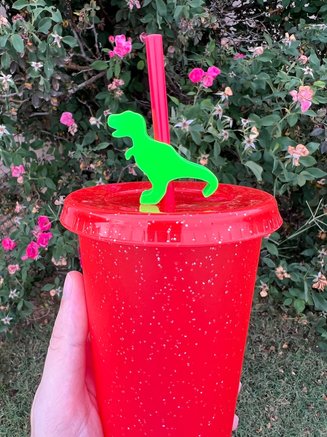 T-rex Straw Topper | Straw Decoration | Straw Charm | Cute Straw ...