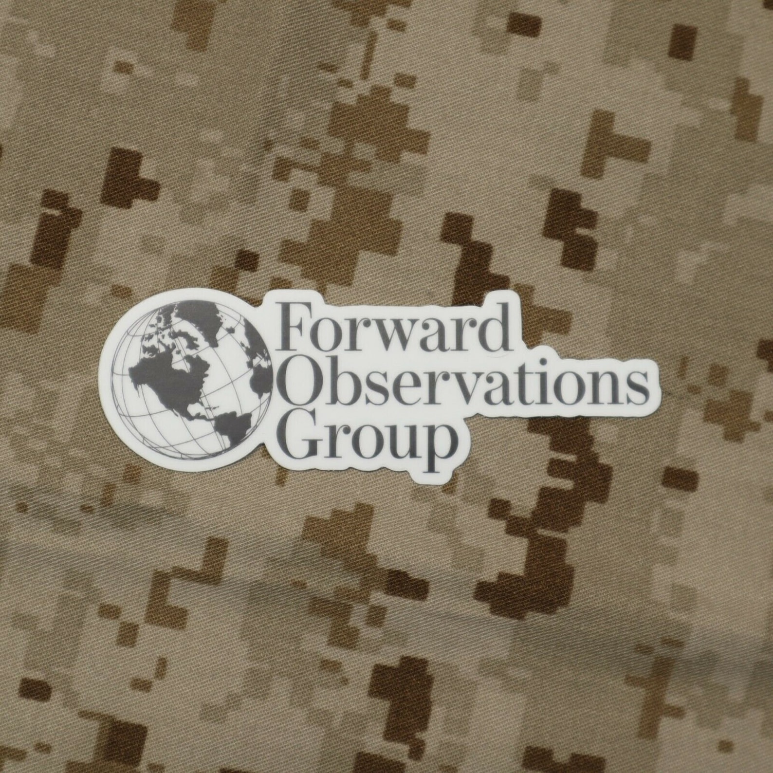 Forward Observations Group "global" Sticker, Not SUPDEF, GBRS, ONE7SIX ...