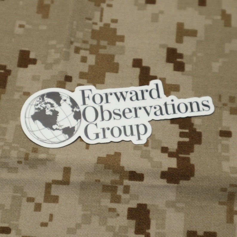Forward Observations Group "global" Sticker, Not SUPDEF, GBRS, ONE7SIX ...