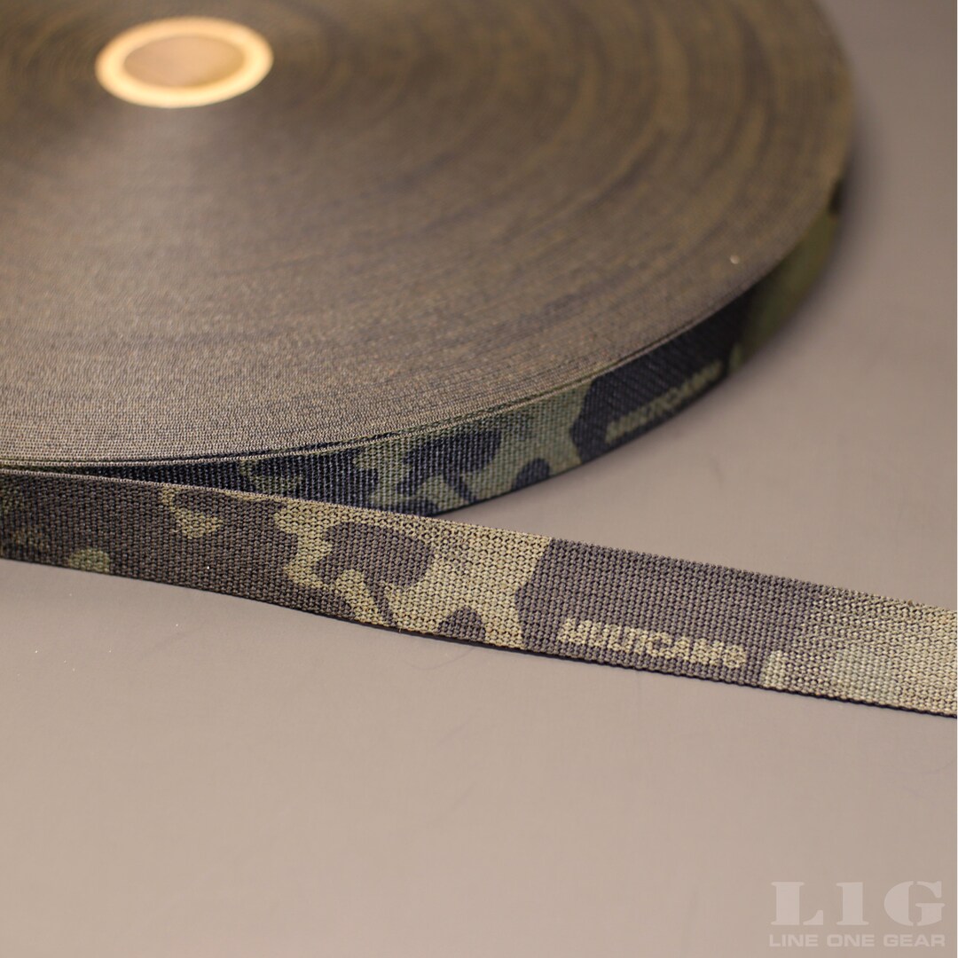 1" 55301 Multicam Black Camo Nylon Webbing by the Yard - Etsy