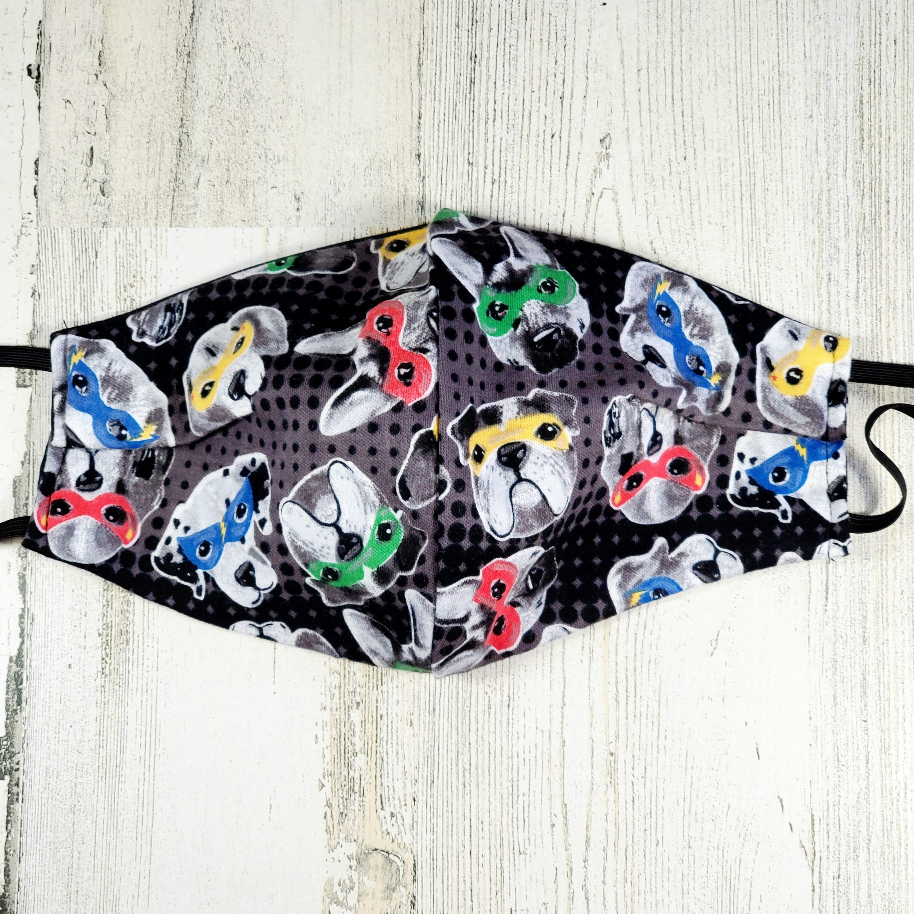 Superhero Dogs Handmade Face Mask Men Women Kids | Etsy