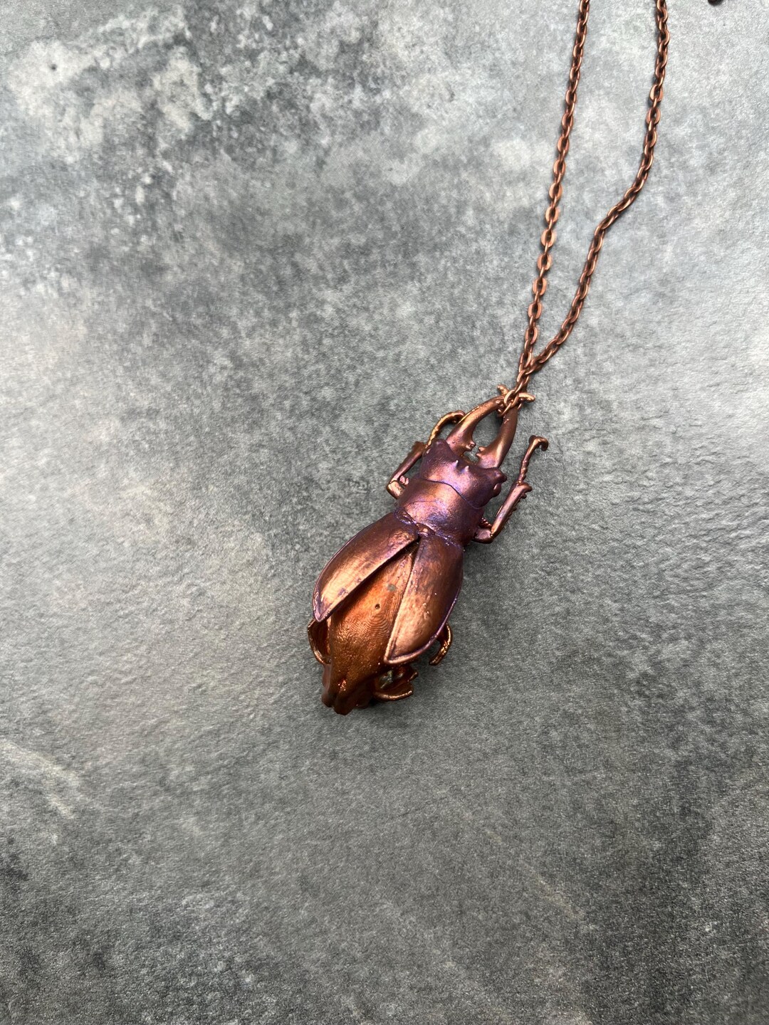 3D Printed Cat Skull With Real Bug, Electroformed Gem, Witchy, Fairy ...