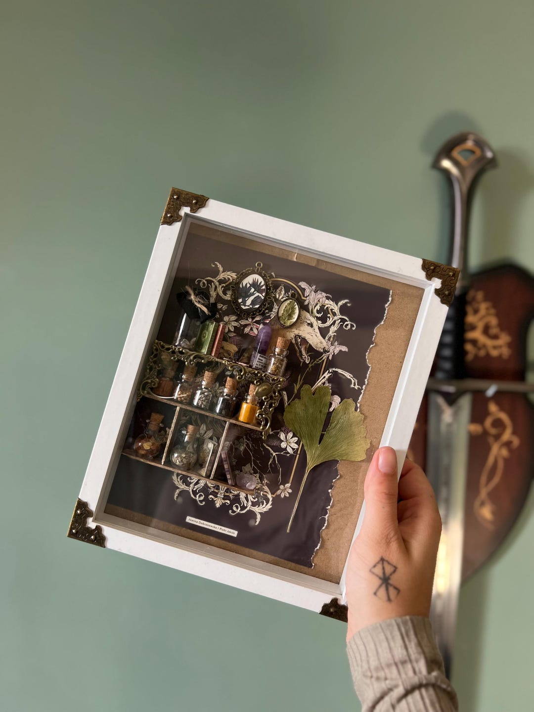 Vintage Cabinet of Curiosities Shadow Box, Witchy Oddity Decor - Etsy