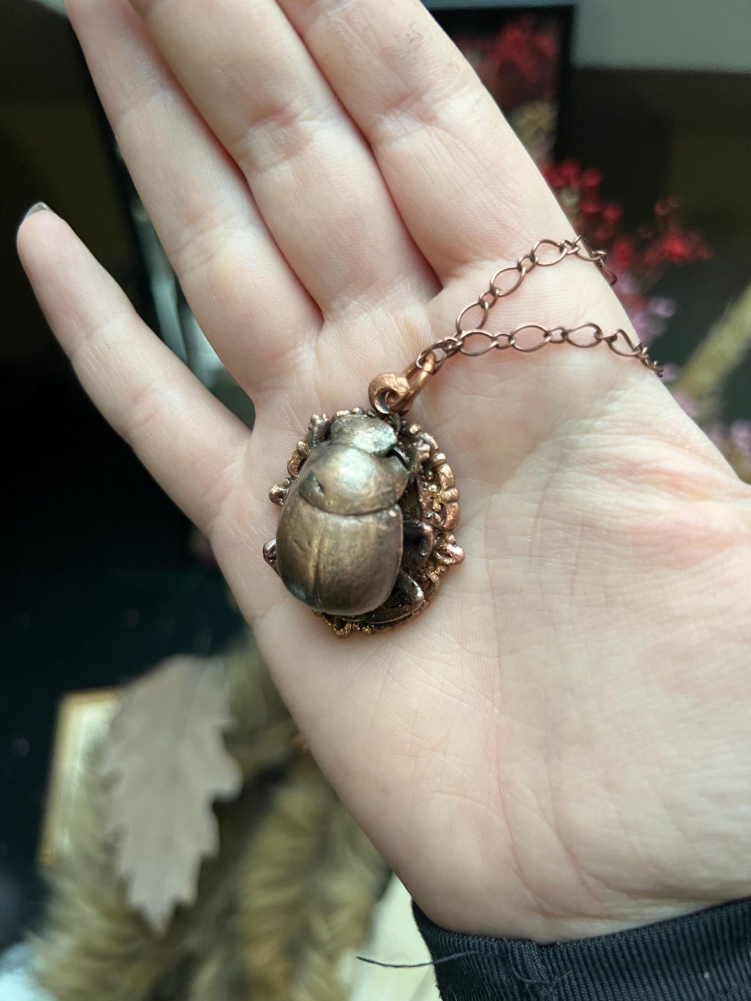 Real Insect, Bug, Vintage Frame, Electroformed Gem, Fairy, Oddity and ...