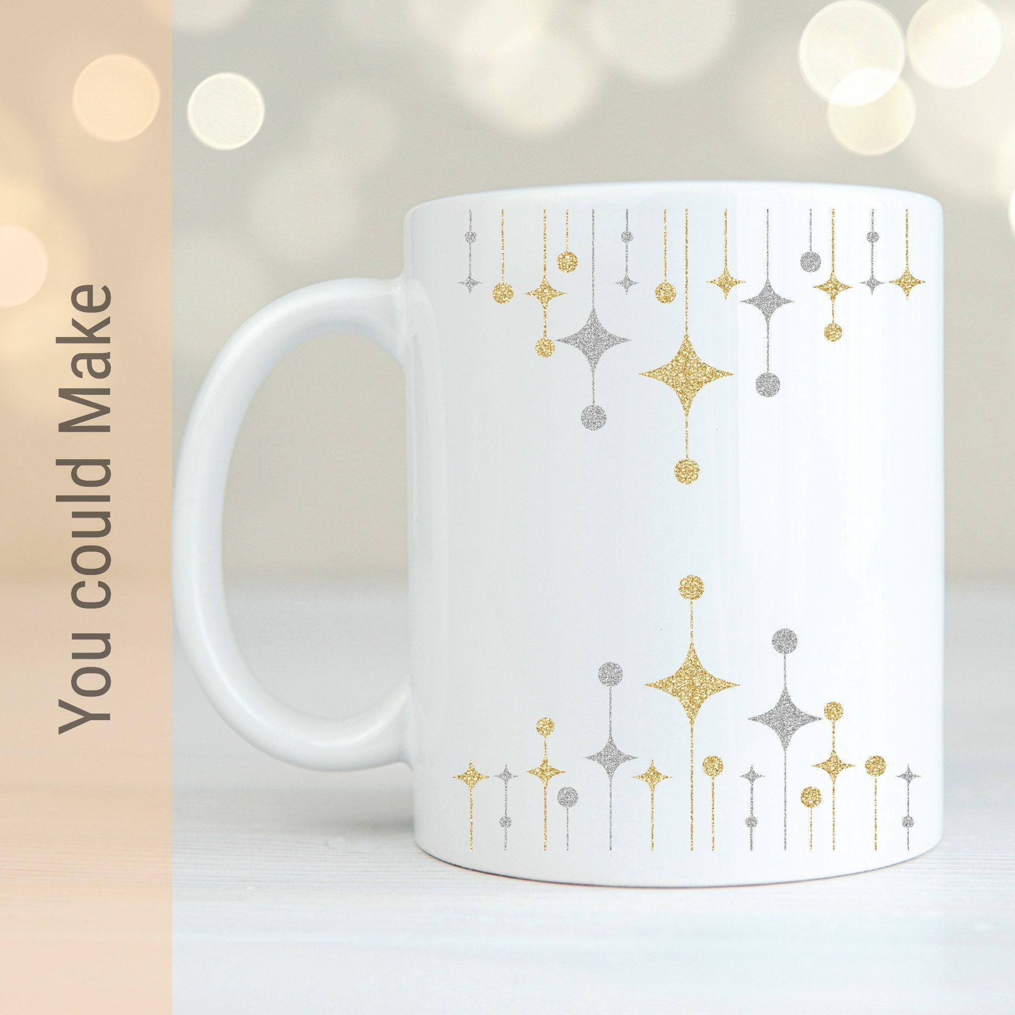 SVG PNG Files silver Gold Star Galaxy Banner Cricut PNG Sublimation ...