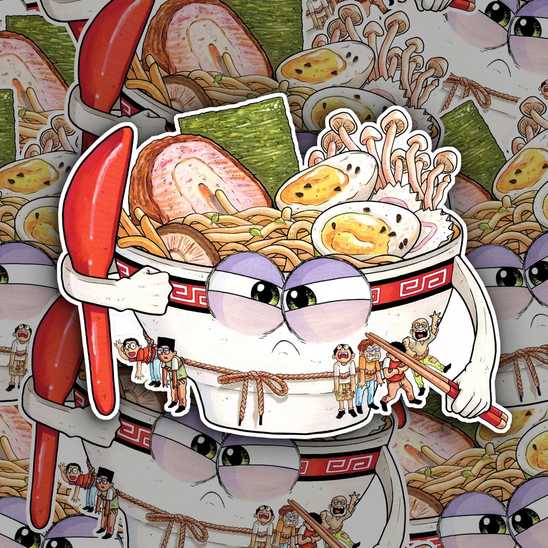 Ramen Master Sticker // Decal Vinyl Waterproof Sticker - Etsy