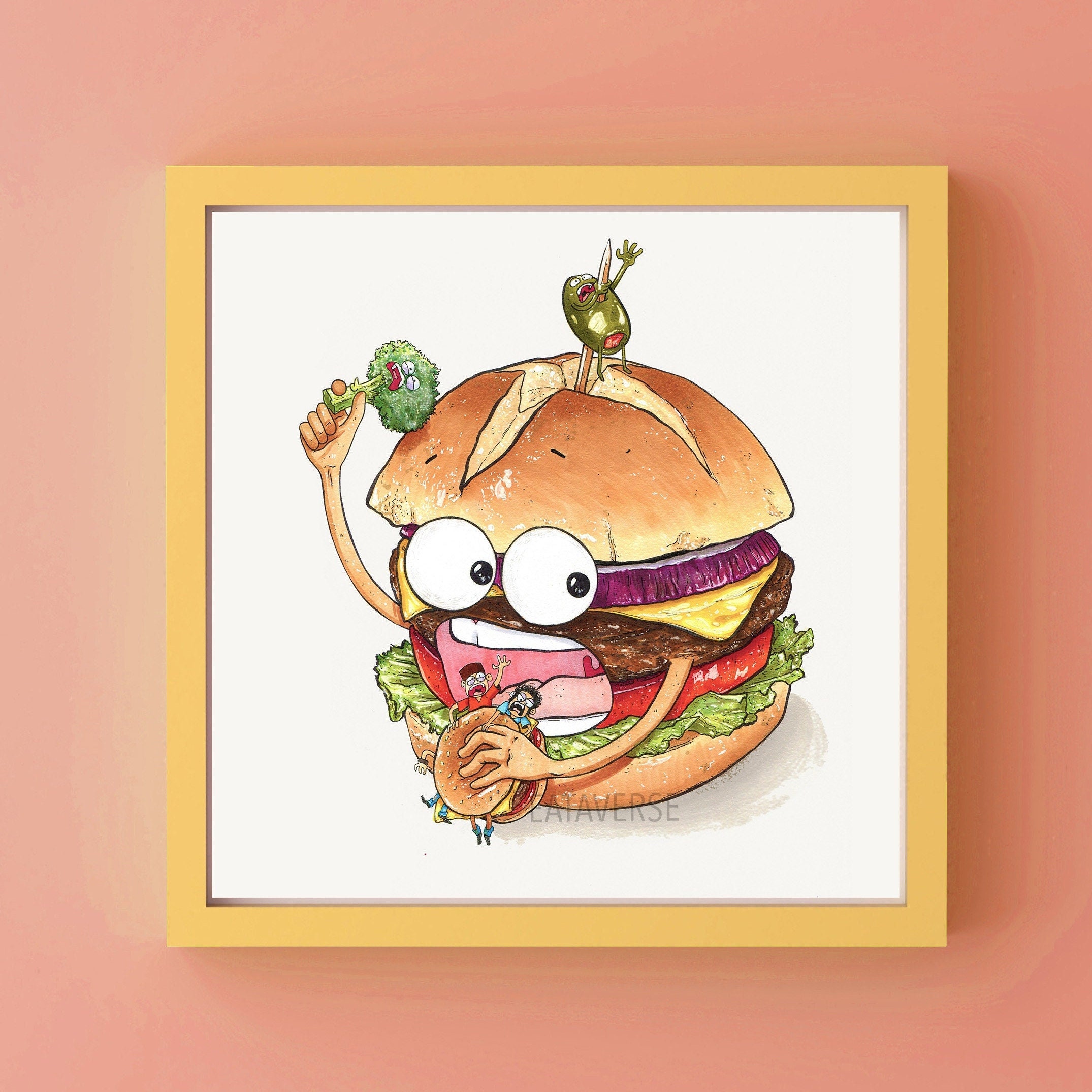 Burger Drawing