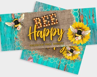 Bee Fb Banner - Etsy