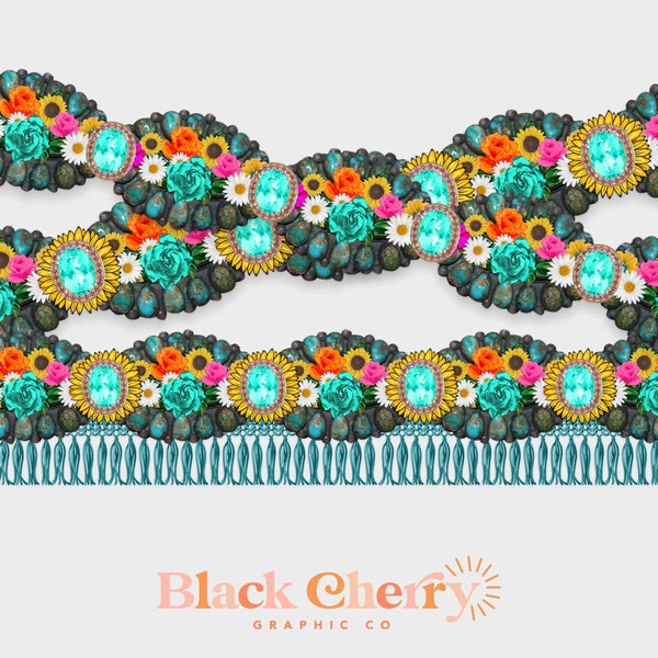 Turquoise Border - Etsy