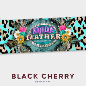 Boutique Facebook Page Banner Set, Western Facebook Cover, Facebook ...