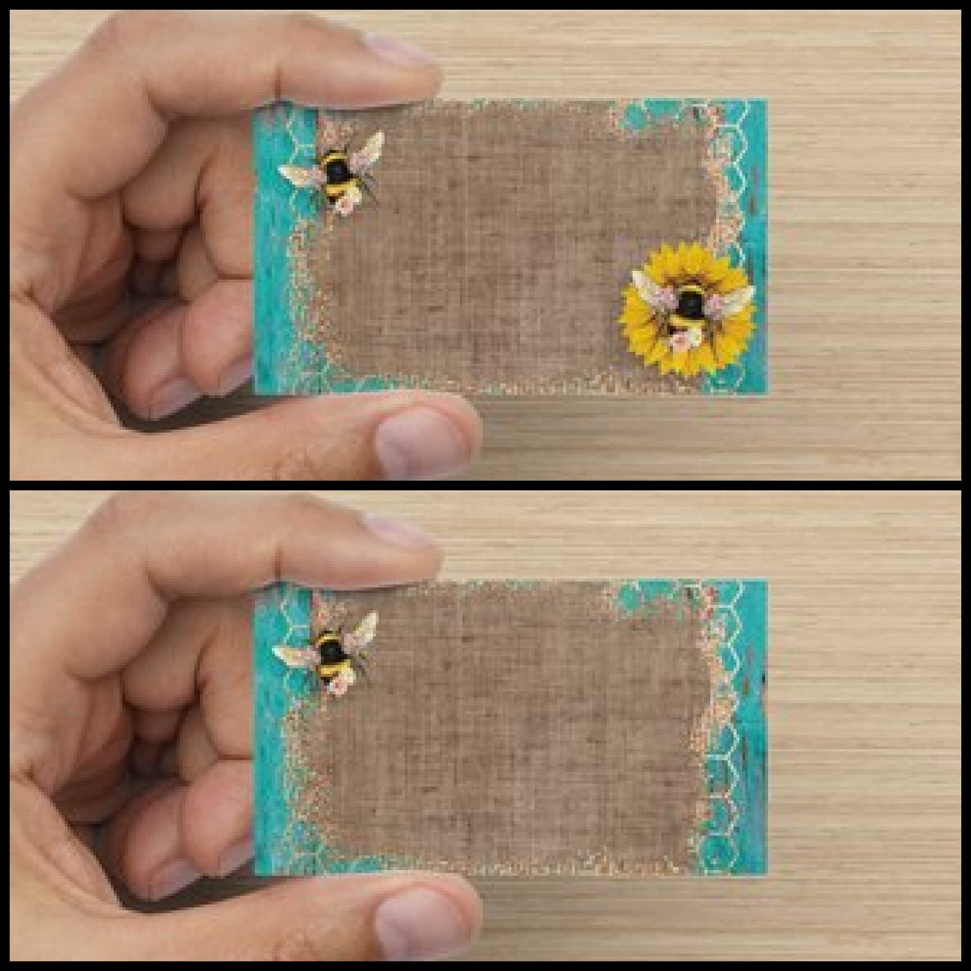 Boutique Business Card Set bee Happy. DIY - Etsy
