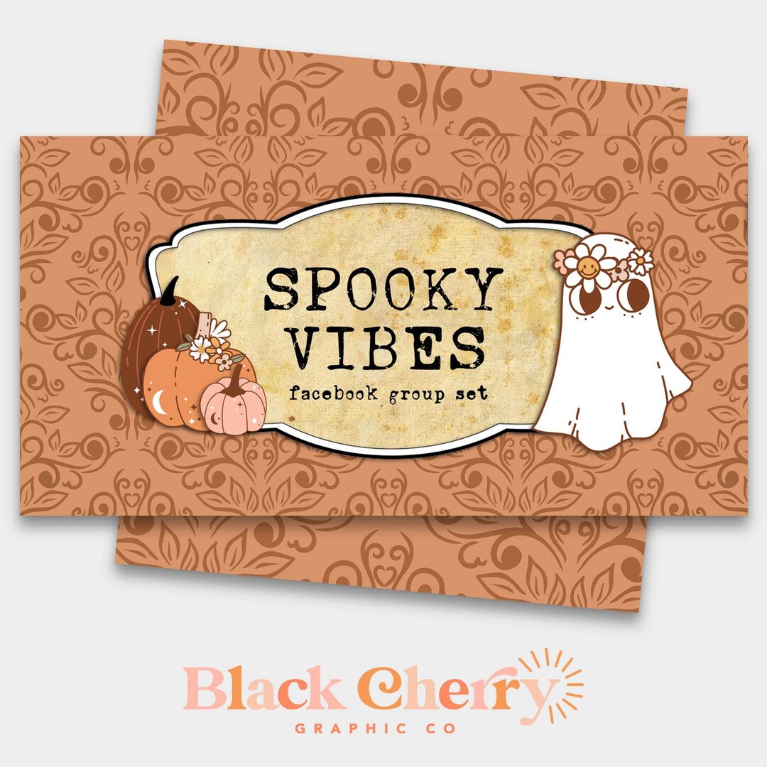 Halloween Facebook Group Banners, Halloween Group Cover, Fall FB Design ...