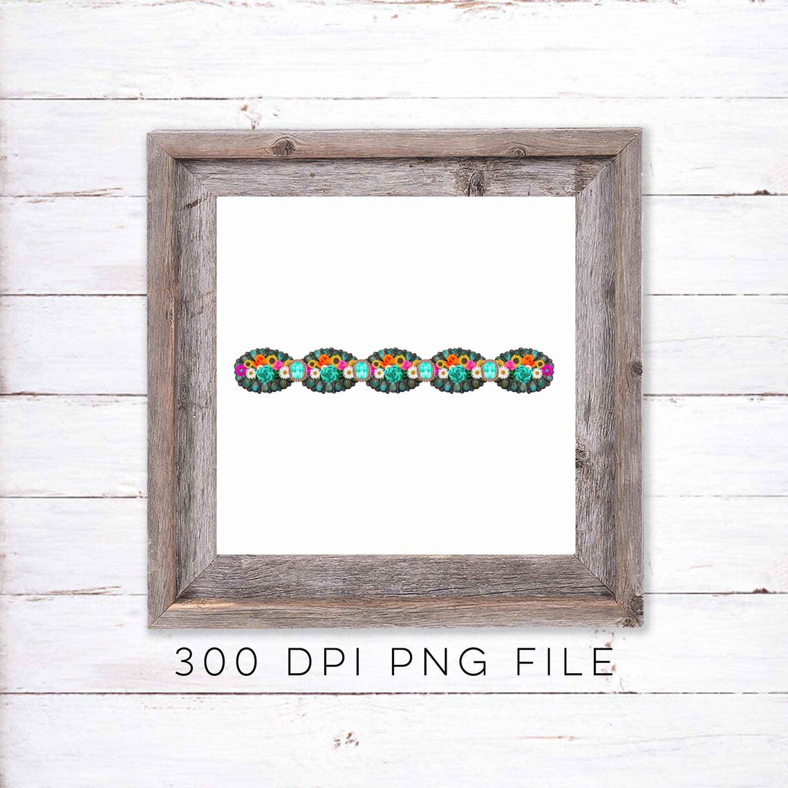 Turquoise Borders Floral Borders Fringe Borders Western - Etsy