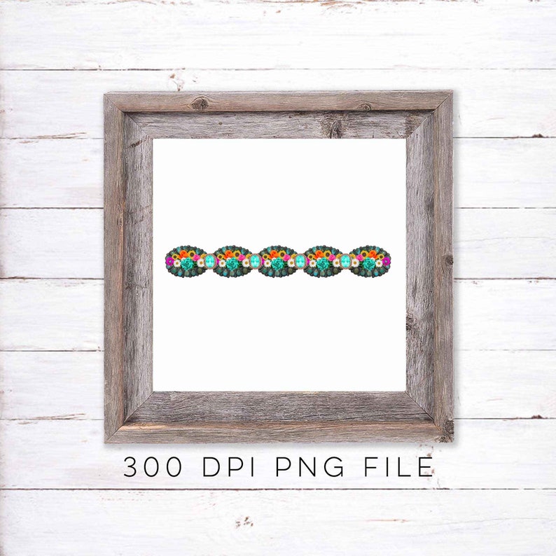 Turquoise Borders Floral Borders Fringe Borders Western - Etsy