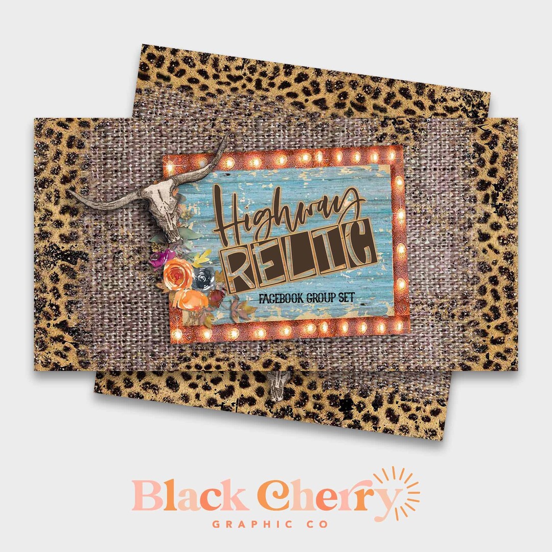 Facebook Group Banner Set, Western FB Group Cover, Southern FB Group ...