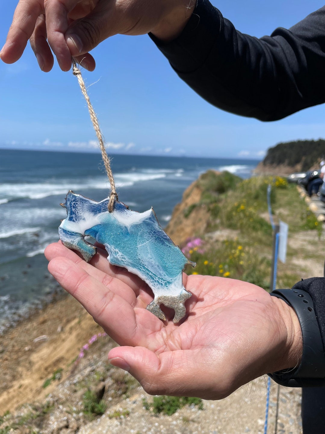 Costa Rica Ornament, Magnet, Keychain Resin One of A Kind, State ...