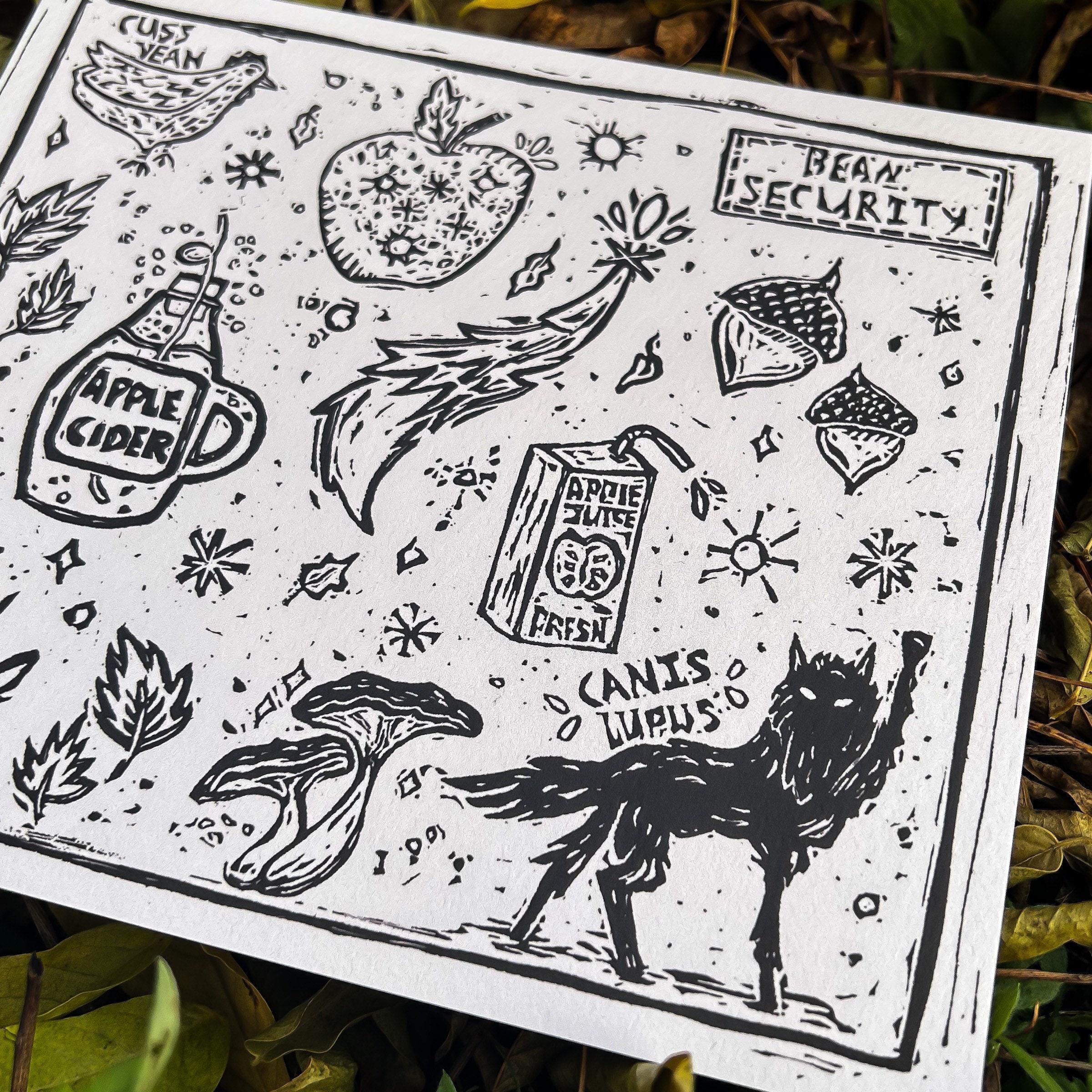 What the Cuss Print, A5, Postcard - Etsy