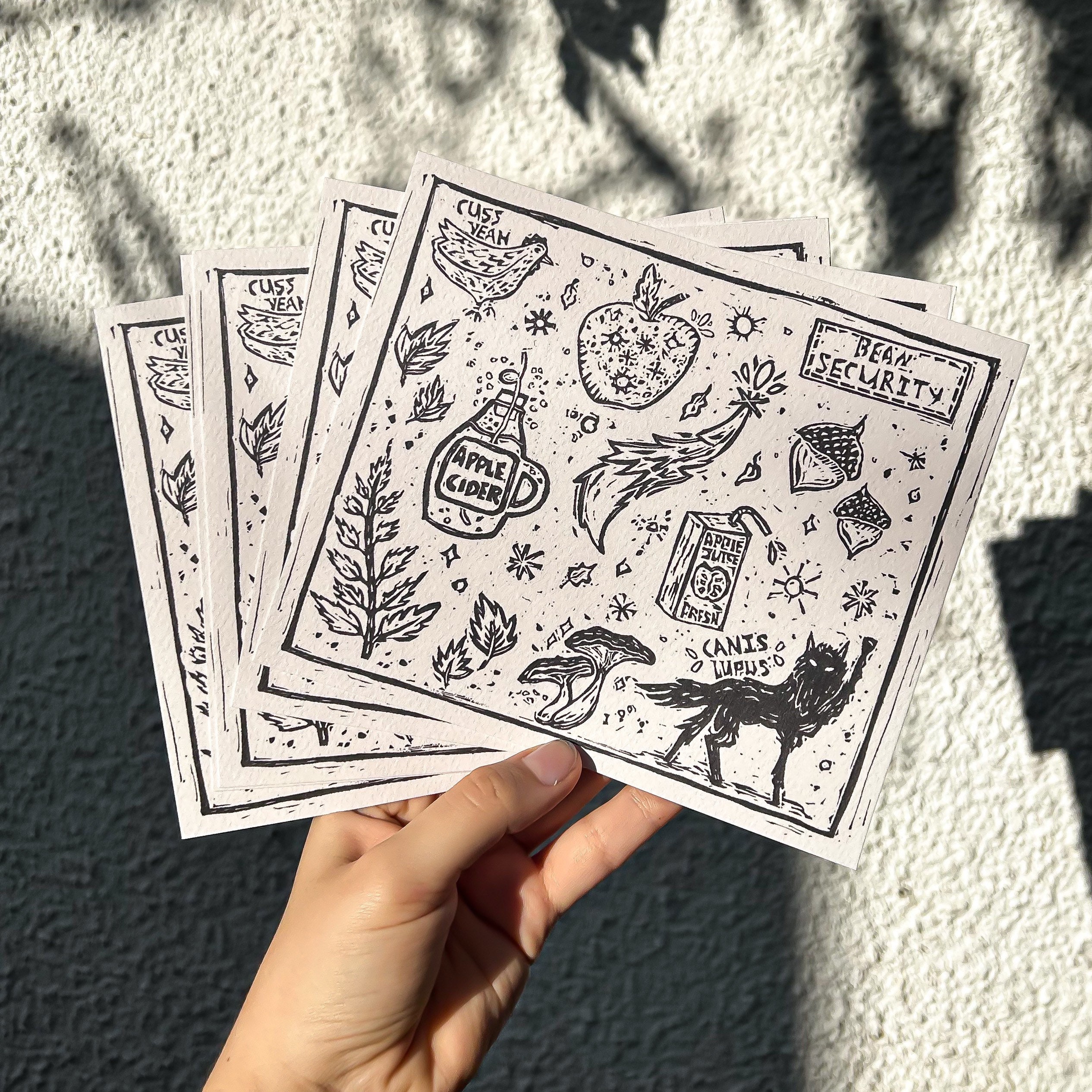 What the Cuss Print, A5, Postcard - Etsy