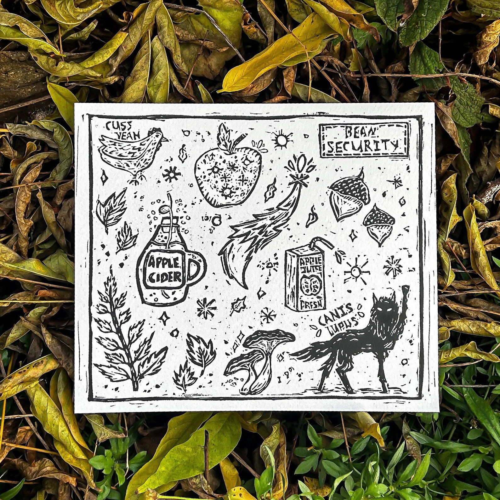 What the Cuss Print, A5, Postcard - Etsy
