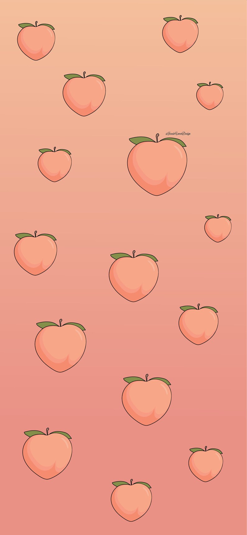 3 Peach Wallpapers for Iphone, Cellphone, Home and Lock Screen, Peach ...