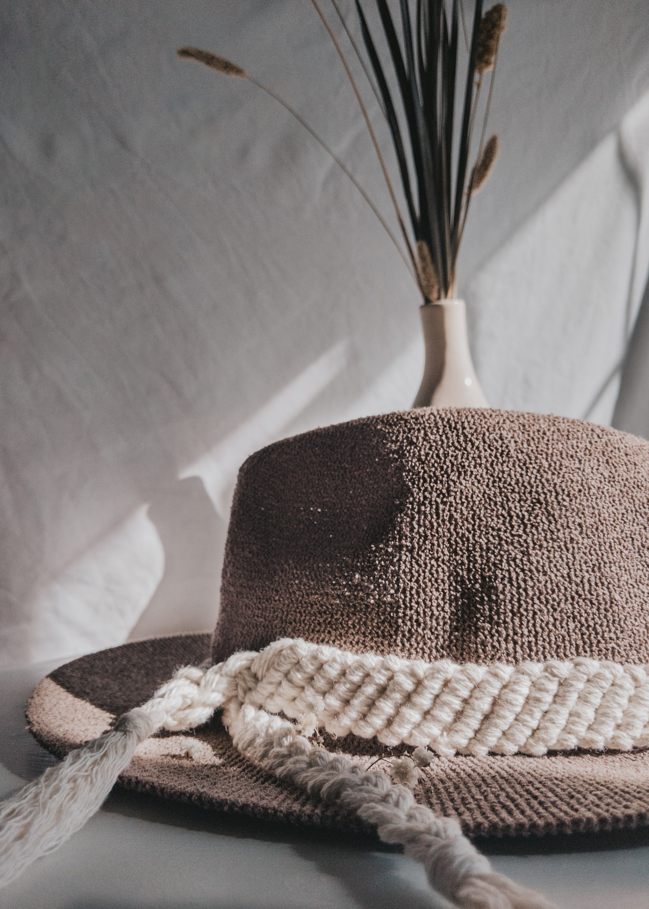 Hat band Bohemian Macrame Band Accesorios hat Boho - Etsy.de