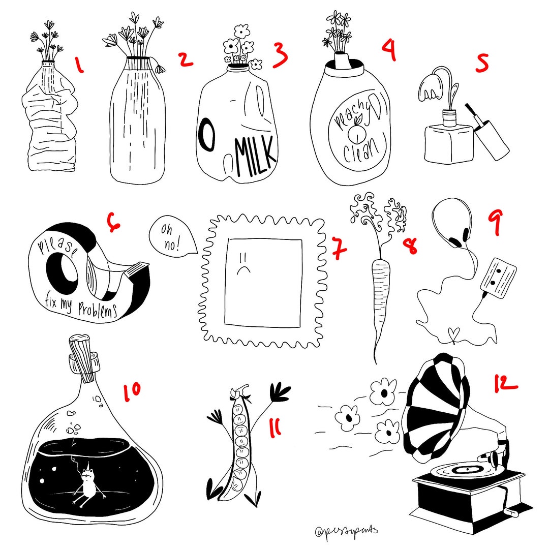 Tattoo Flash Sheet - Etsy