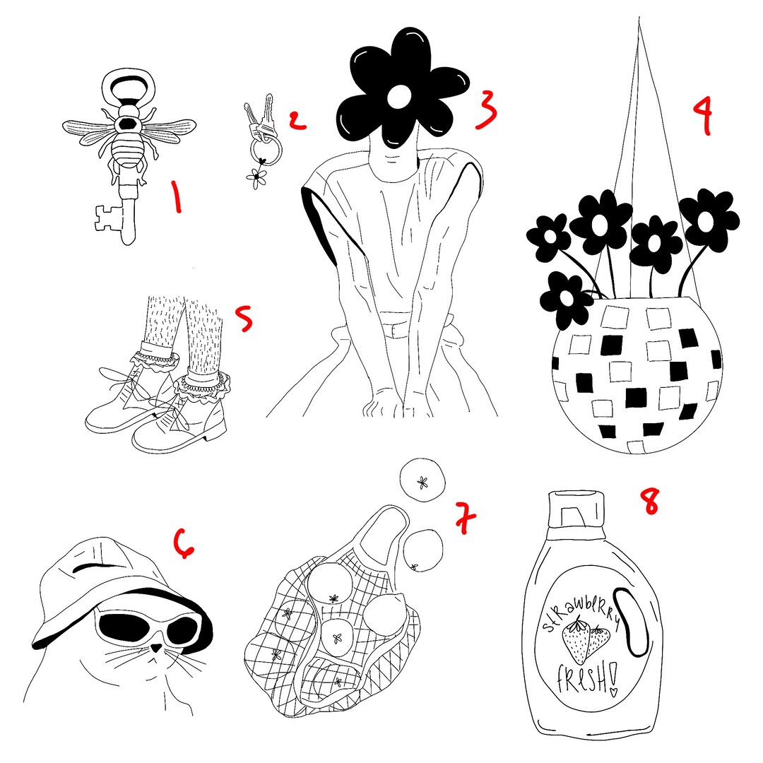 Tattoo Flash Sheet - Etsy