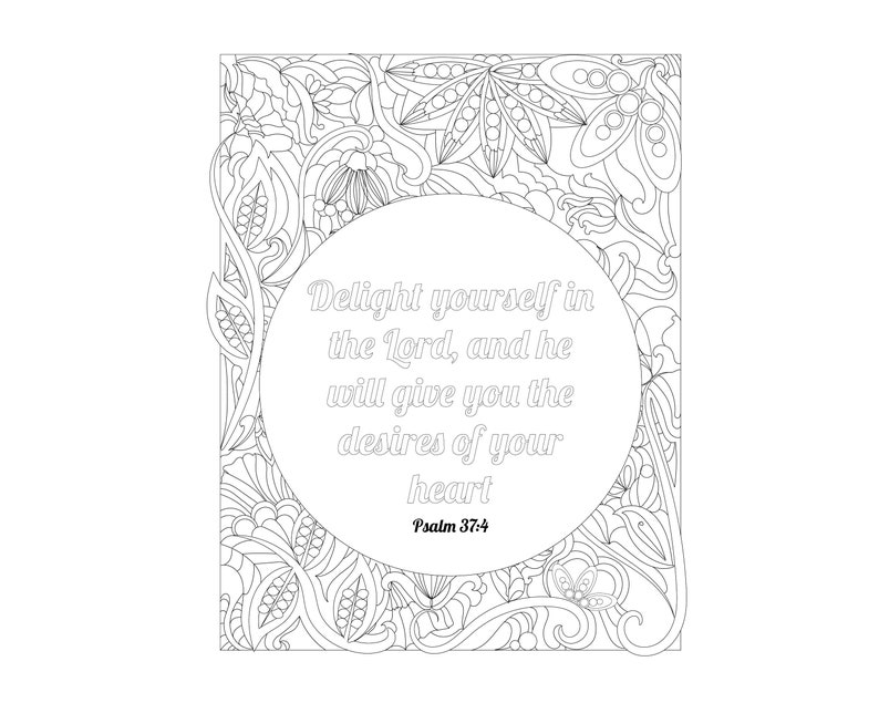 Color the Psalms: Inspiring Christian Coloring Book for Relaxation ...