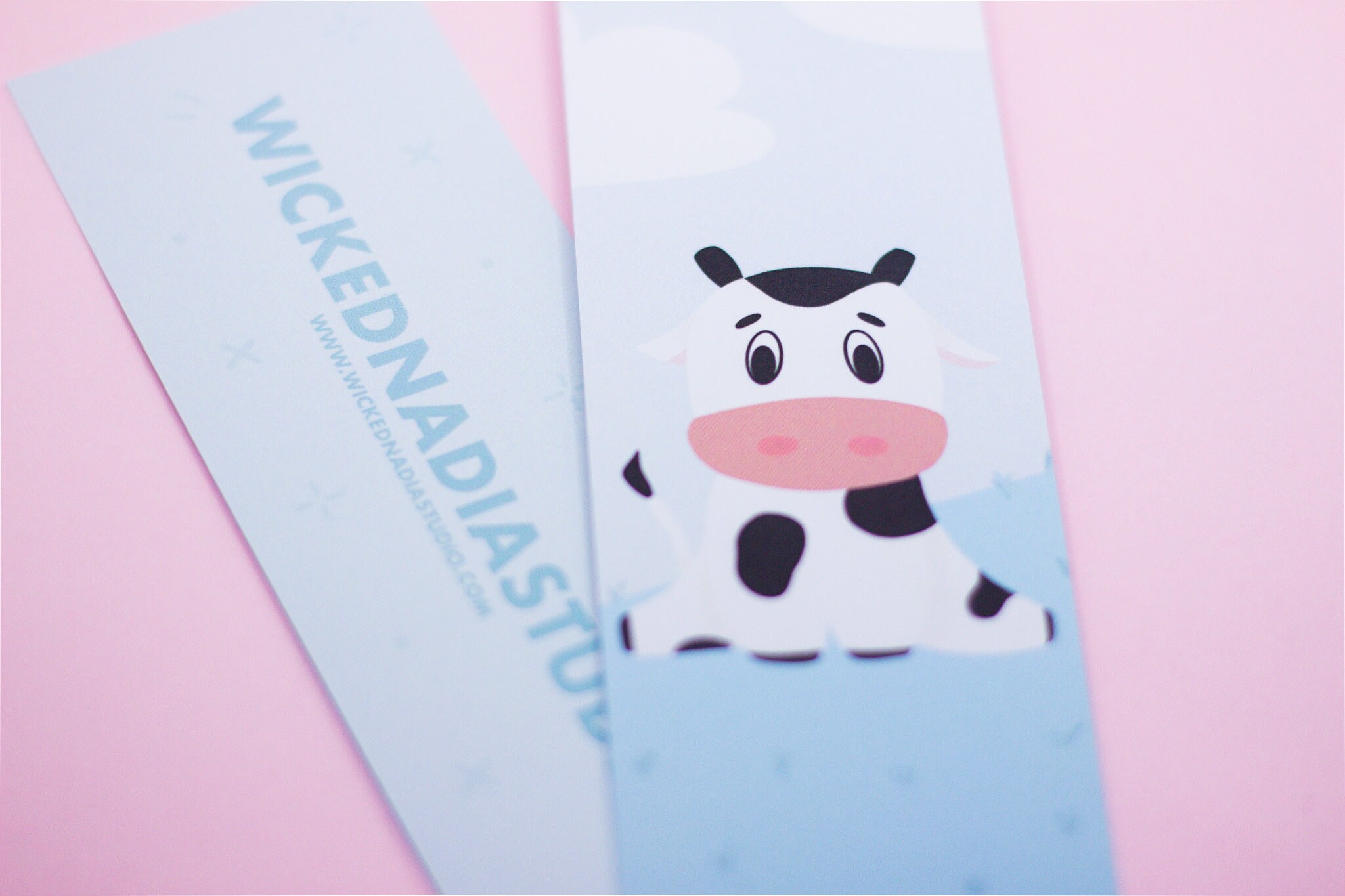 Cute Cow Bookmark / Farm Animals Kawaii Die Cut Vinyl - Etsy Australia