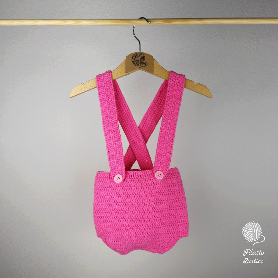 9-12m, Handmade Baby Dungaroo, Crochet Baby Overall, Baby Dungaroo ...