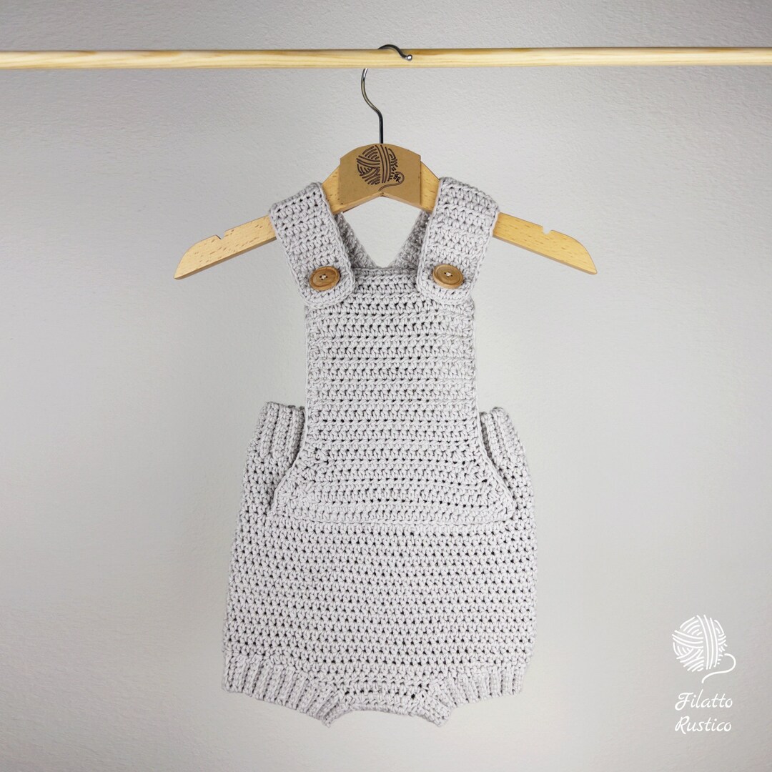 6-9m, Handmade Baby Dungaroo, Crochet Baby Overall, Baby Dungaroo, Baby ...
